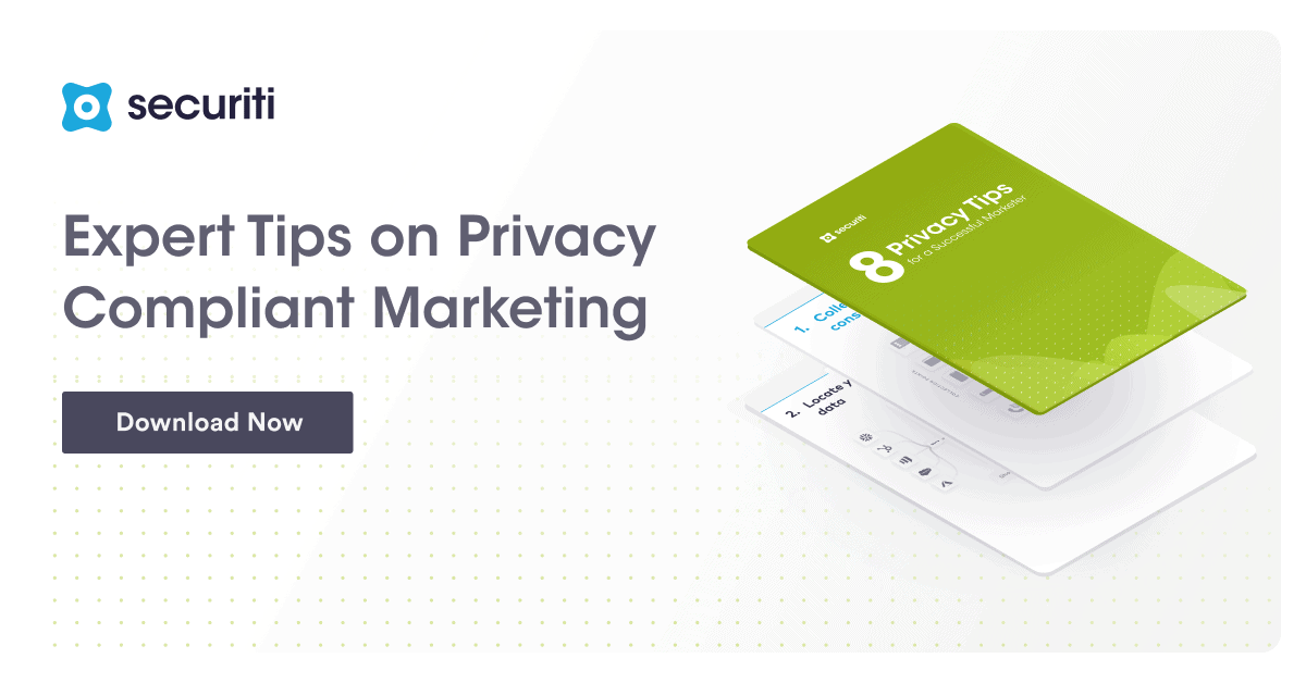 8 Privacy Tips for a Successful Marketer - Infographic - Securiti