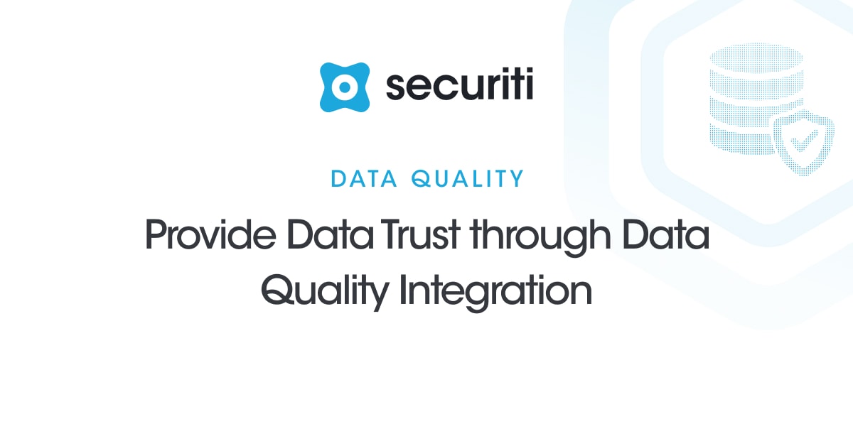 Data Quality - Securiti