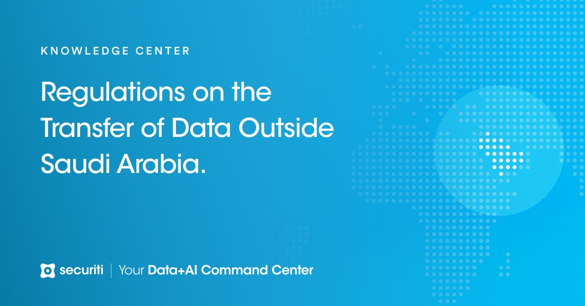 An Overview of Regulation on Personal Data Transfer Outside the Kingdom ...