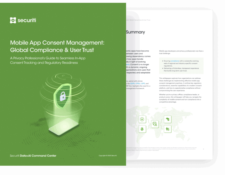 Mobile App Consent Management: Global Compliance & User Trust - Securiti