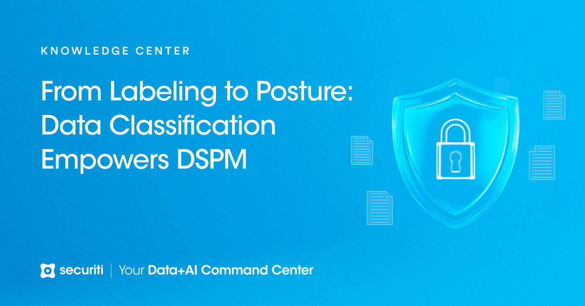 Data Classification: A Core Component of DSPM - Securiti