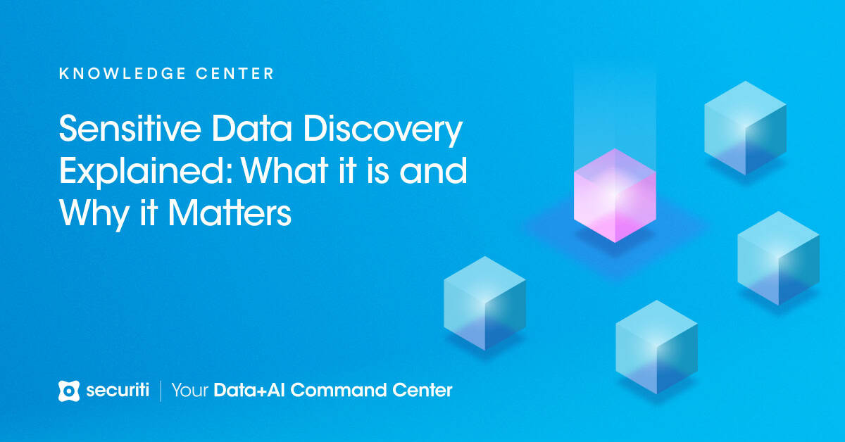 What is Sensitive Data Discovery? - Securiti